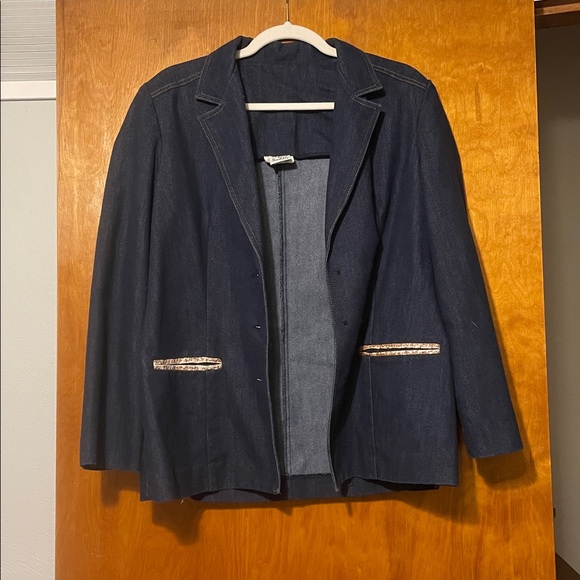 Jackets & Coats | Vintage Paddle And Saddle Equestrian Dark Blue Blazer ...
